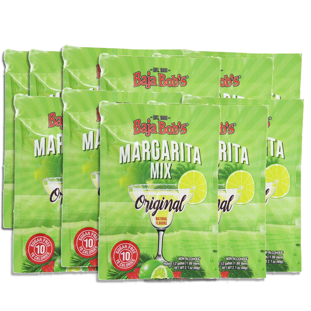 Baja Bob's Original Margarita Mix - 60g Powder Packet - Sugar Free ...