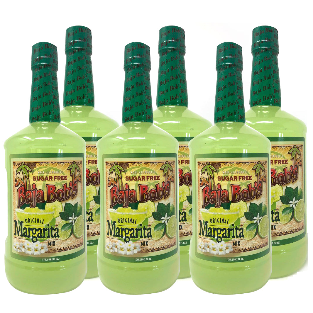Baja Bob's Original Margarita Mix - 1.75 Liter - Sugar Free Cocktail Mixer