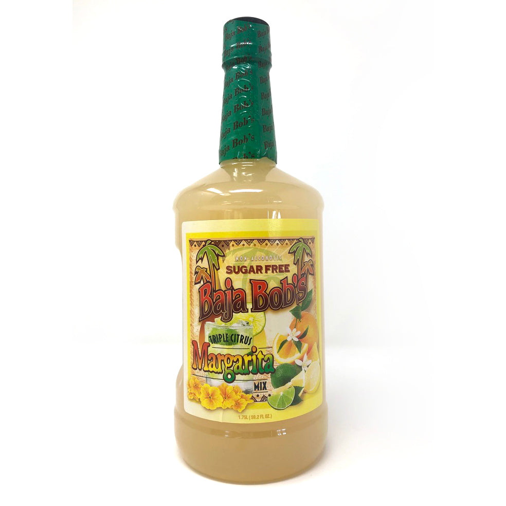 Baja Bob's Triple Citrus Margarita Mix - 1.75 Liter -Sugar Free ...